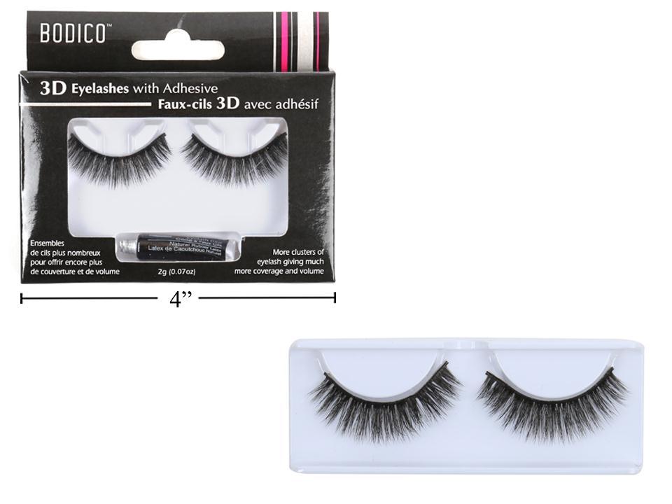 Bodico 3D Lux Eyelashes - Comes with Included Adhesive