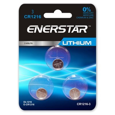 CR1216 Lithium Cell Battery - Reliable 3-Pack for Electronics